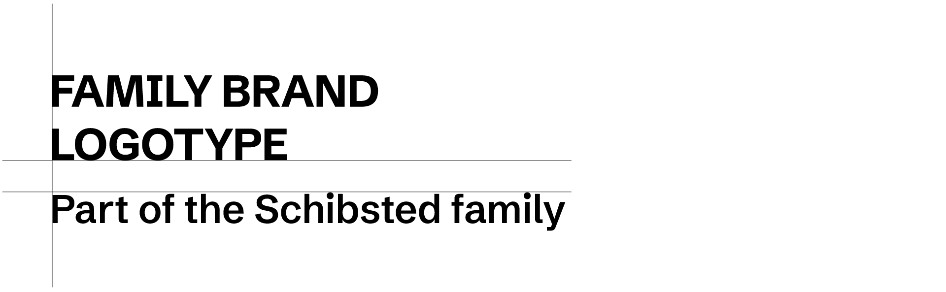 Descriptors, logo combinations and family endorser | Schibsted